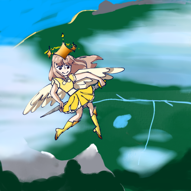 Golden warrior - ibisPaint