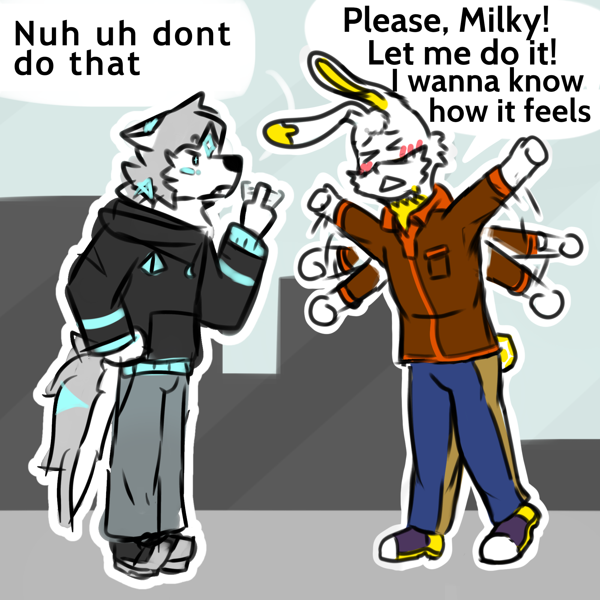 He said Nuh uh collab - ibisPaint