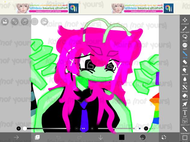 “Trying to get out” - ibisPaint