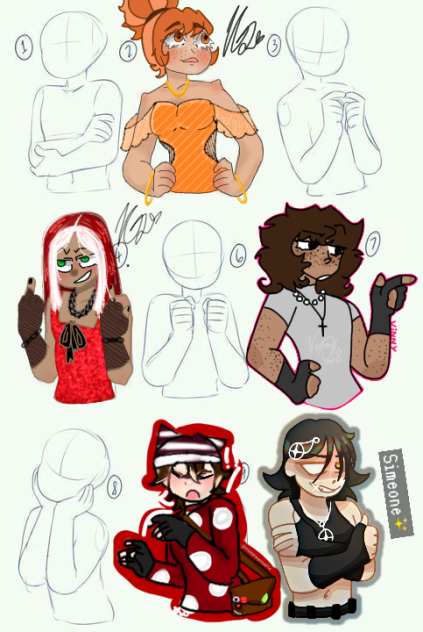 Pose collab - ibisPaint