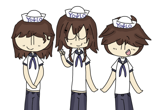 My friends roblox trio thing! - ibisPaint