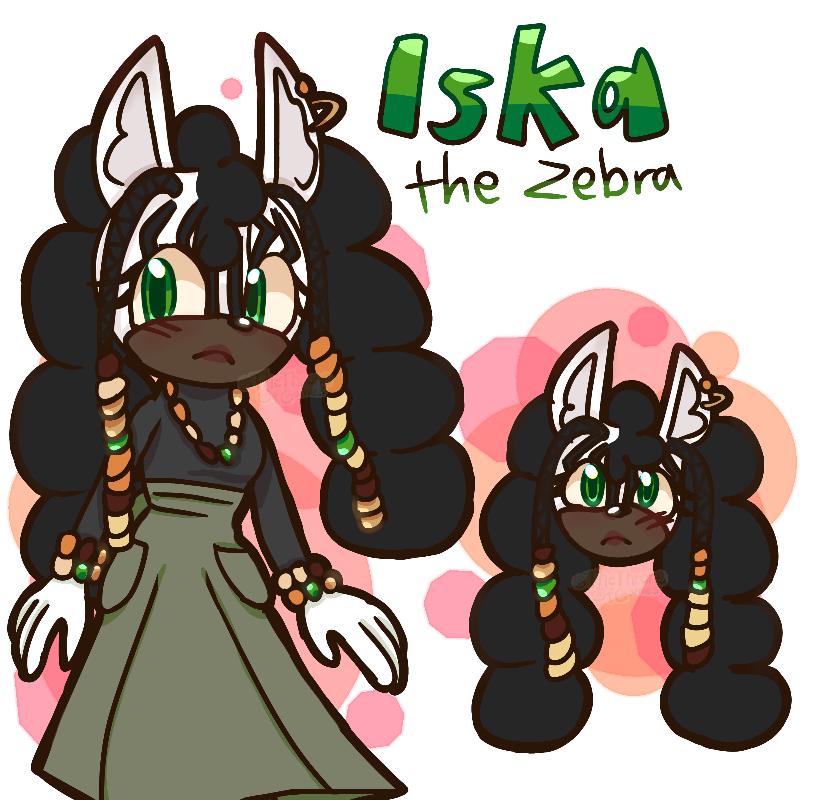 Iska the Zebra! (Sonic OC) - ibisPaint