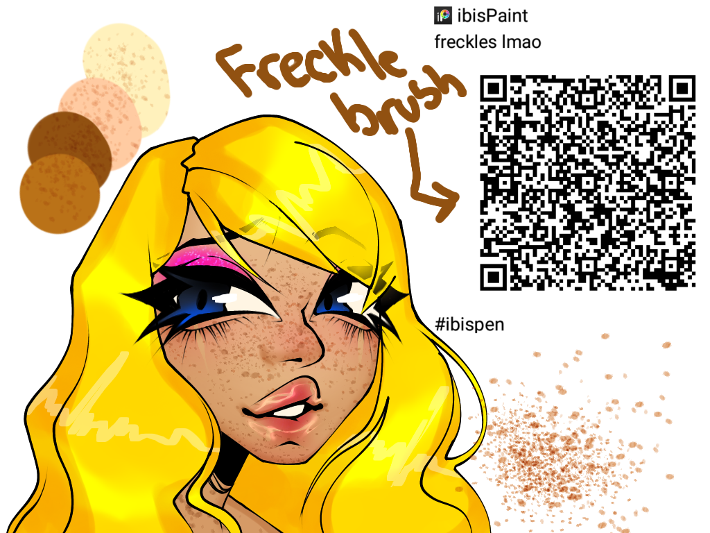 freckles!! - ibisPaint