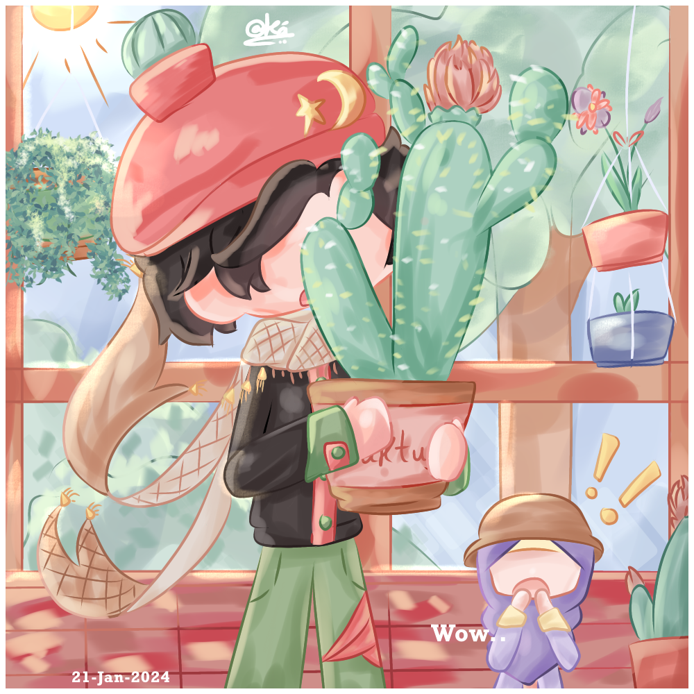 week 3 Cactus - ibisPaint