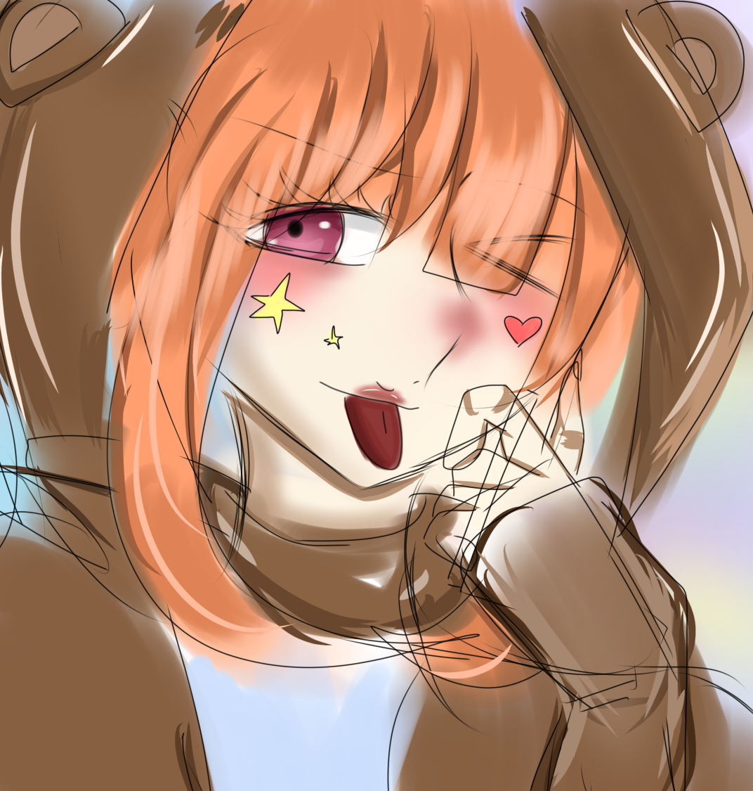 TEDDY BEAR HOODIE!!!!!!!! - ibisPaint