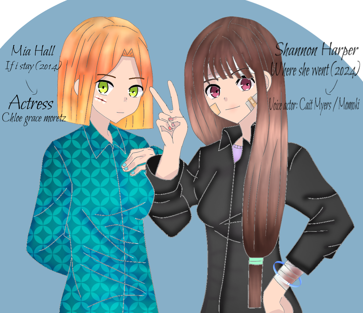 Chloe grace moretz and Shannon Harper - ibisPaint