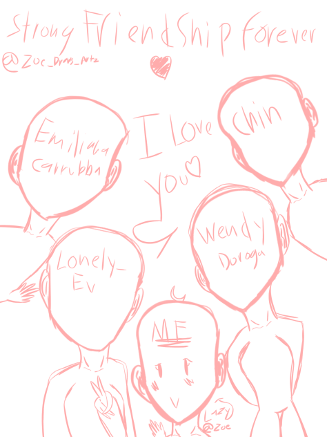 Friendship collab~♥~ - ibisPaint