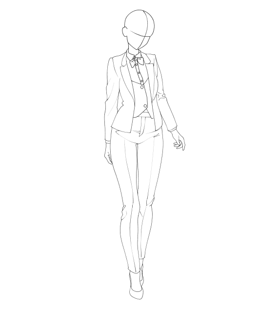 Pose 02 (Suit) - ibisPaint