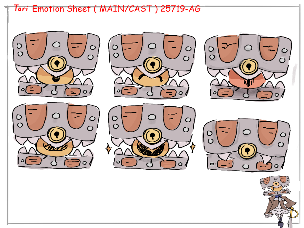 [DW oc] Tori's emotion sheet! - ibisPaint