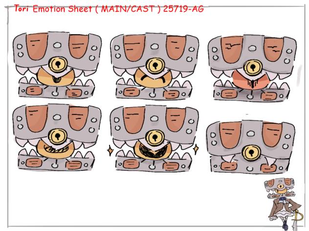 [DW oc] Tori's emotion sheet! - ibisPaint
