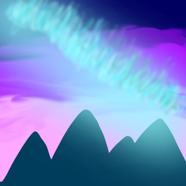 northern lights - ibisPaint