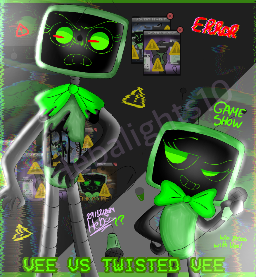 Vee and her twisted form dandy’s world - ibisPaint