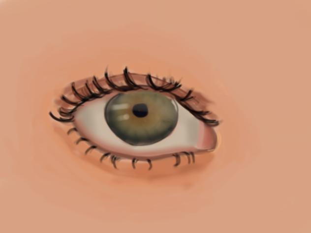 Eye blinking animation 💚👍 - ibisPaint