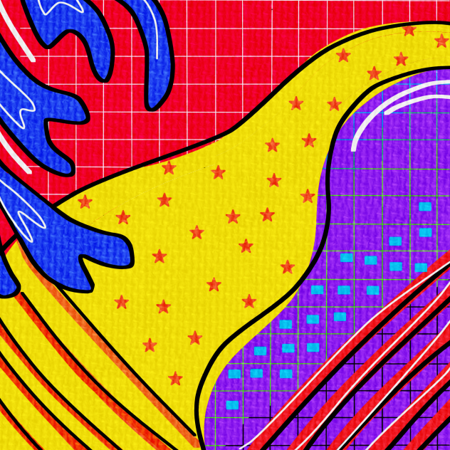 retro pop background - ibisPaint