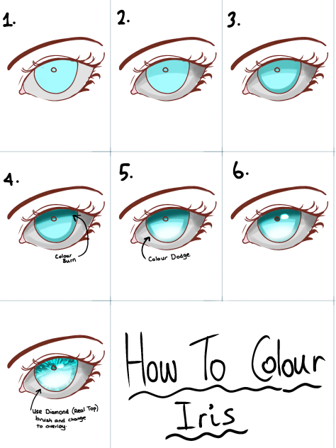 How To Colour The Iris - ibisPaint