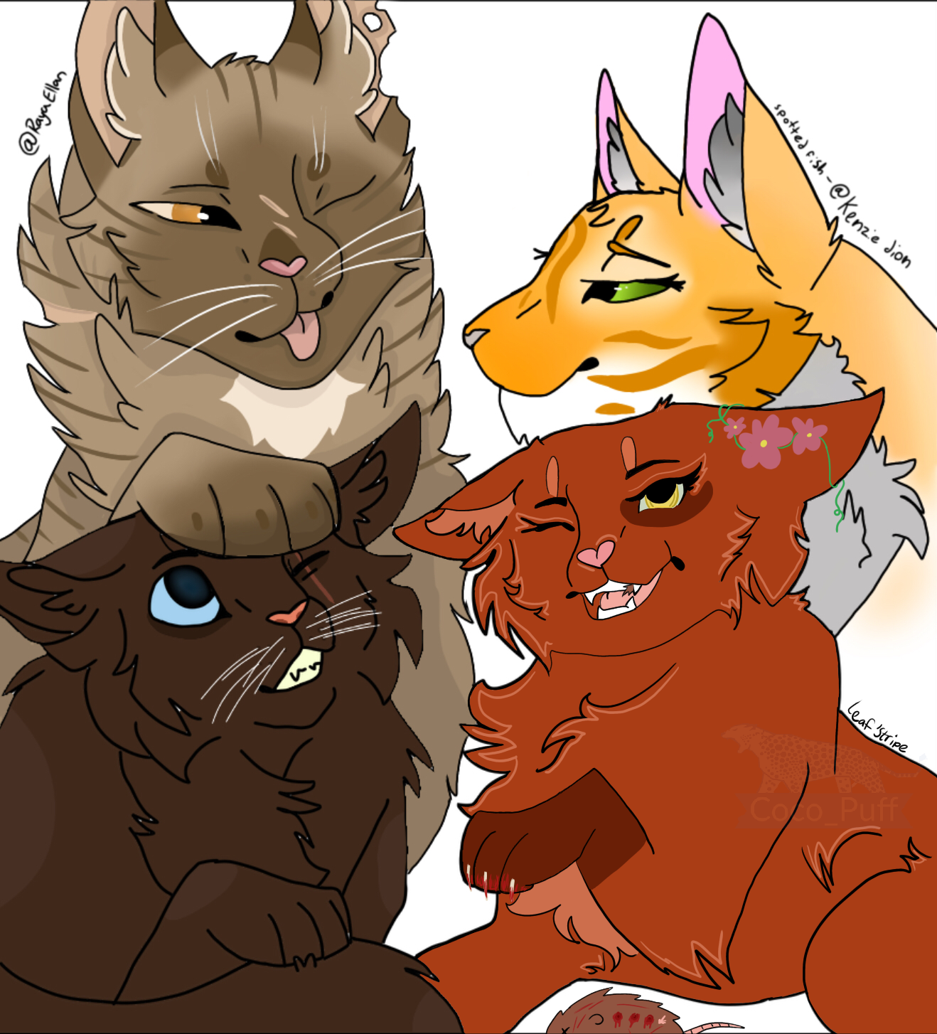 Warrior Cats collab!! - ibisPaint