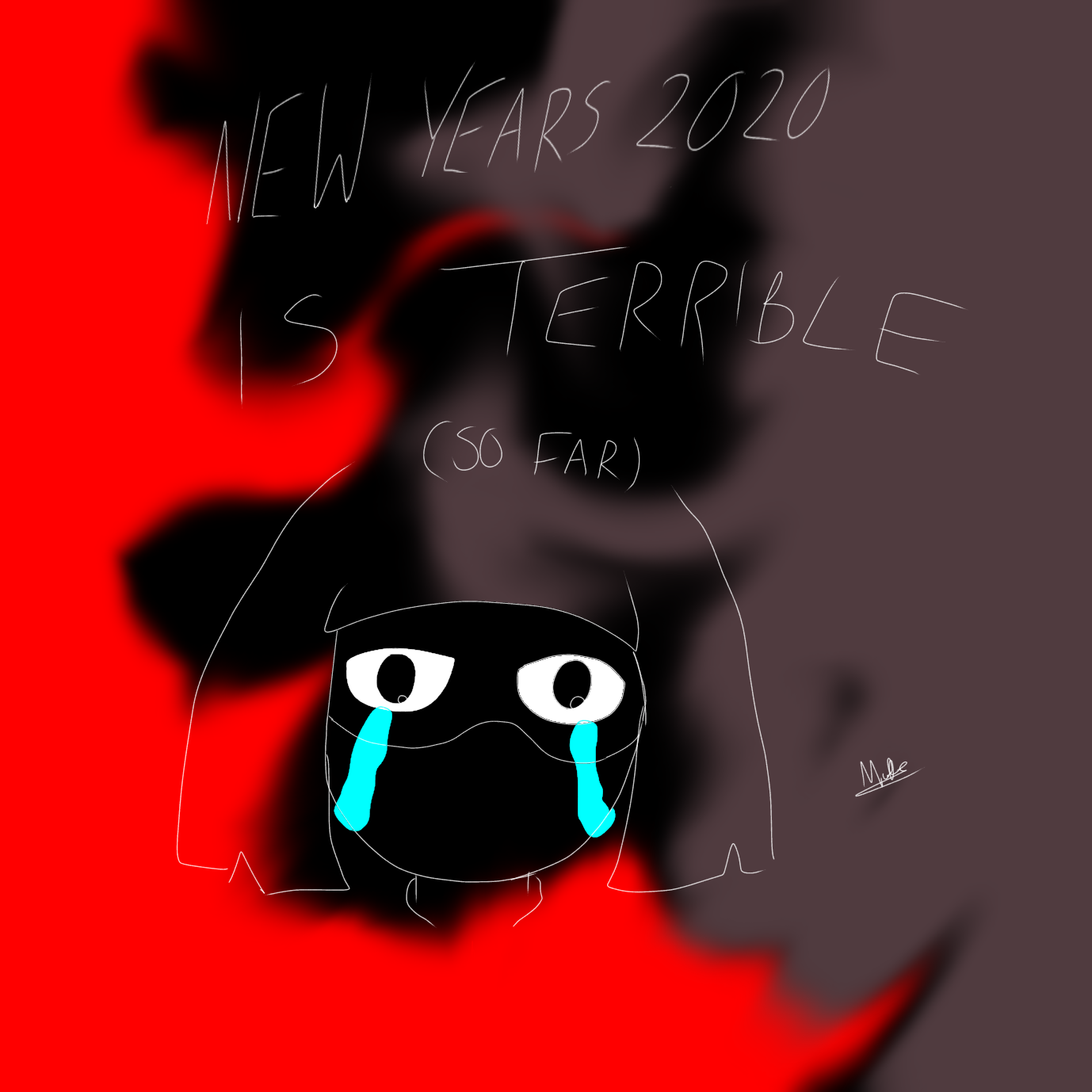 new year starts terrible. - ibisPaint
