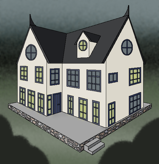 haunted house - ibisPaint