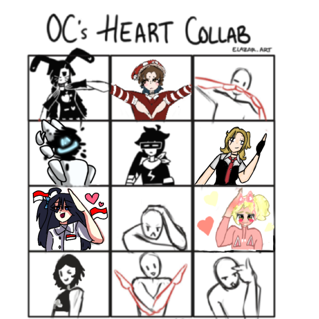 Oc heart collab - ibisPaint