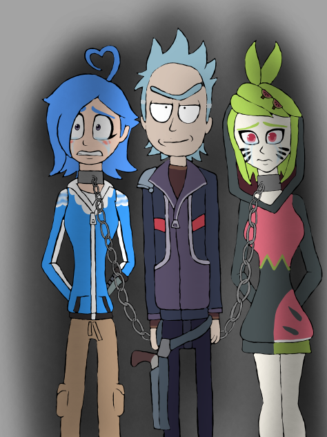 Rick Prime kidnapped Tari and Melony - ibisPaint