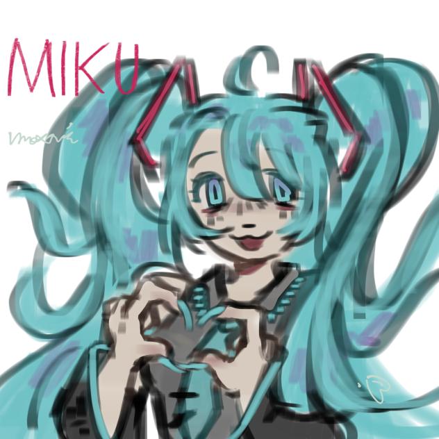 small sketch of hatsune miku! - ibisPaint