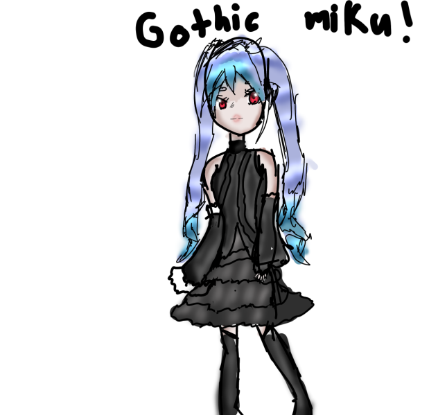 gothic miku - ibisPaint