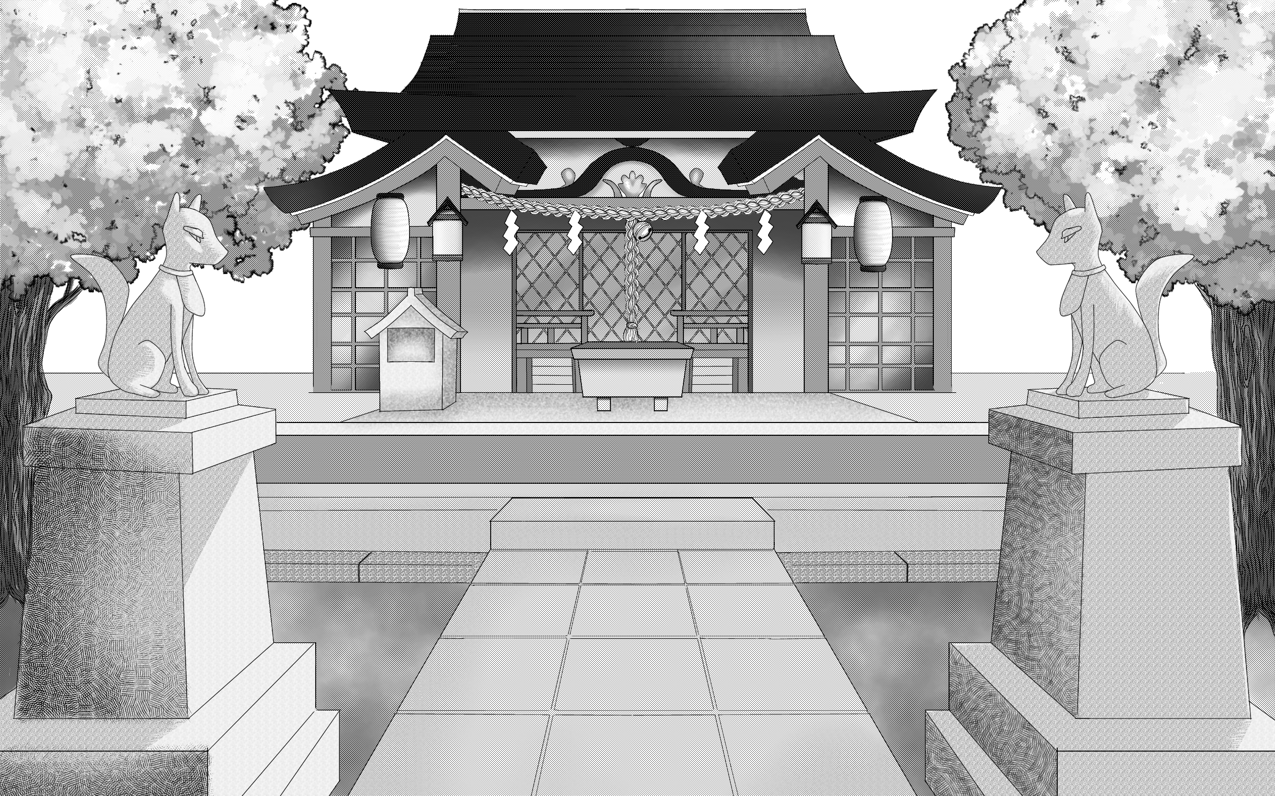 Japanese temple - ibisPaint