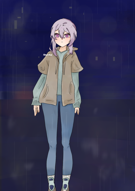 A Rainy night - ibisPaint