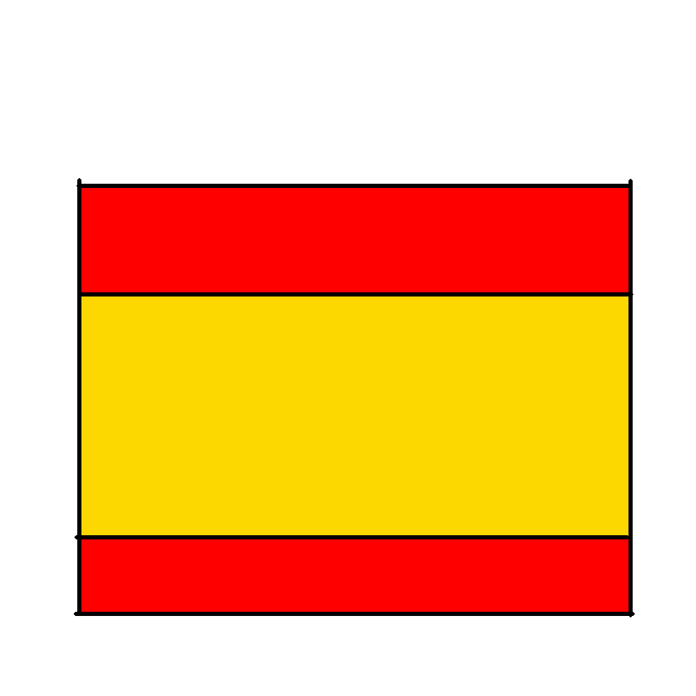 spain flag without symbol - ibisPaint