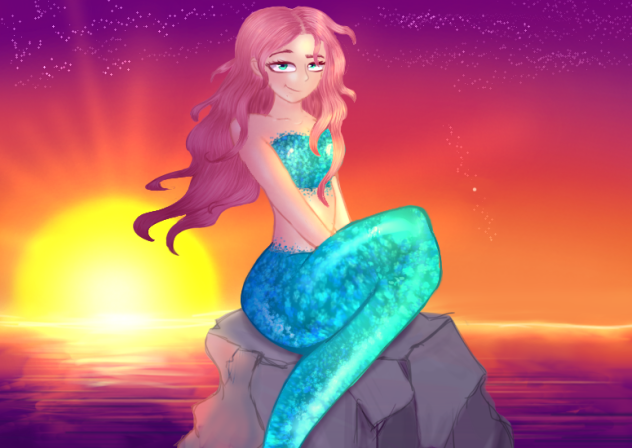 Kayla the mermaid - ibisPaint