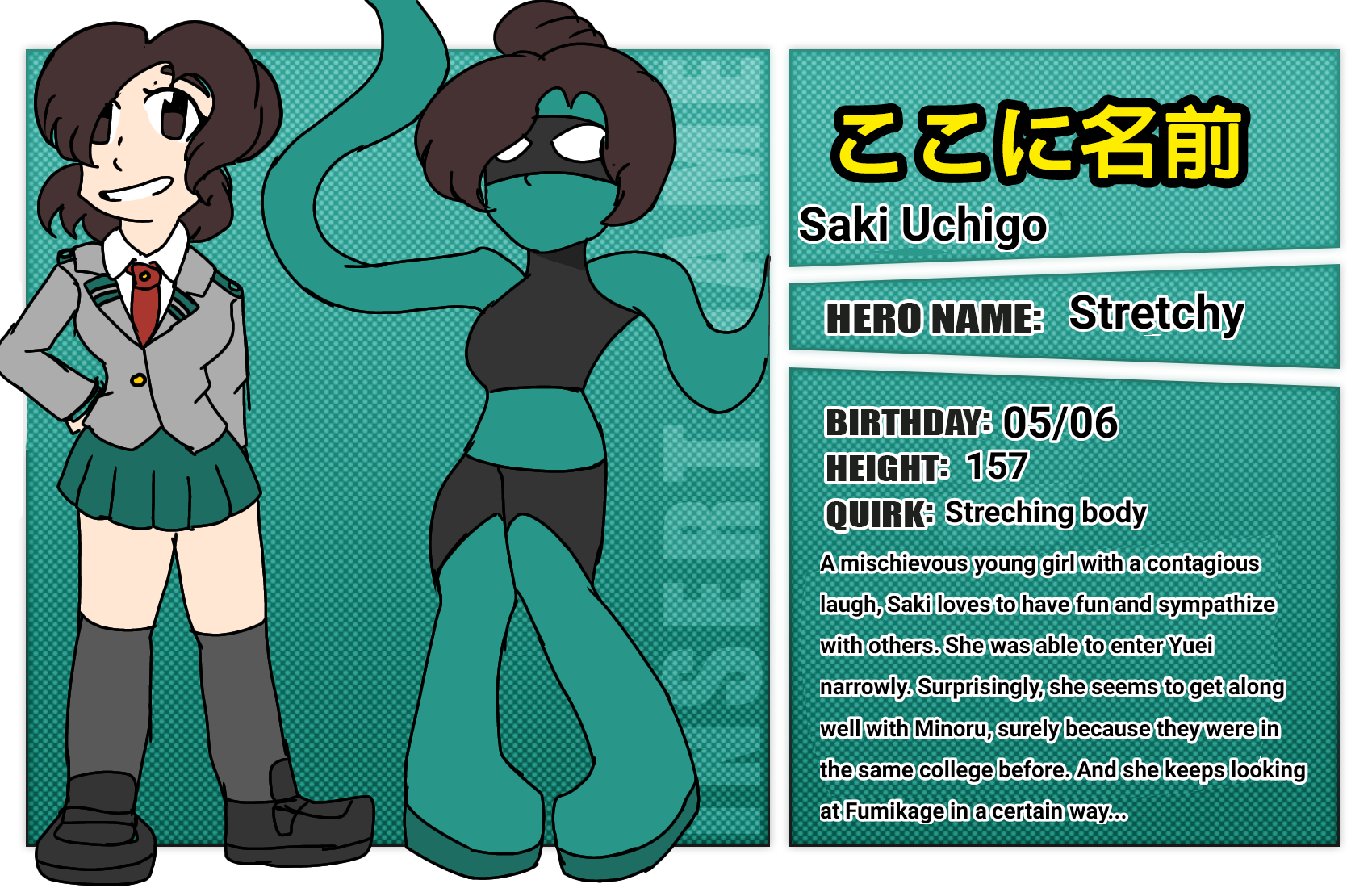 MHA OC, Saki Uchigo - ibisPaint