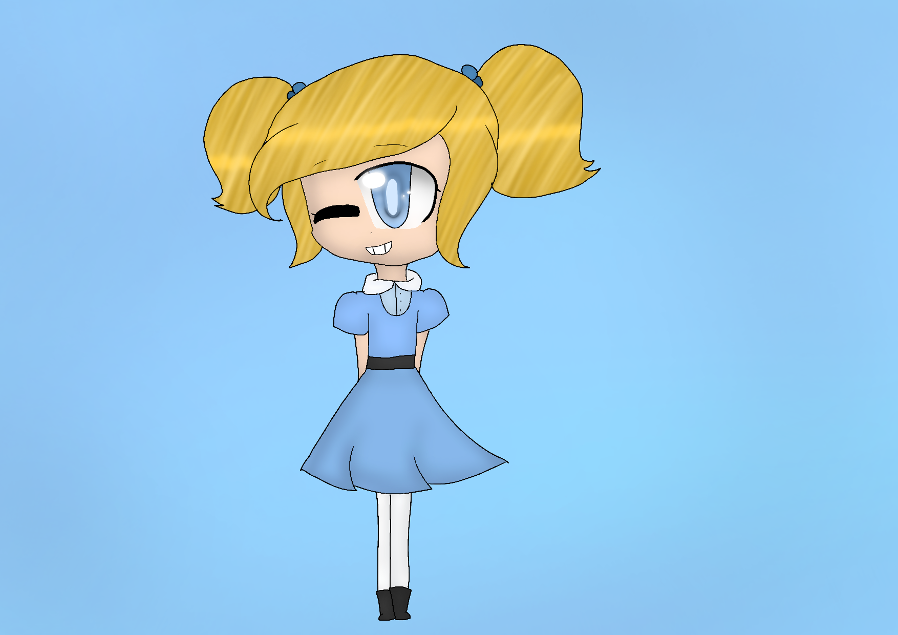 Bubbles from Powerpuff Girls - ibisPaint