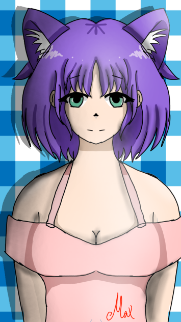 Chica gato - ibisPaint