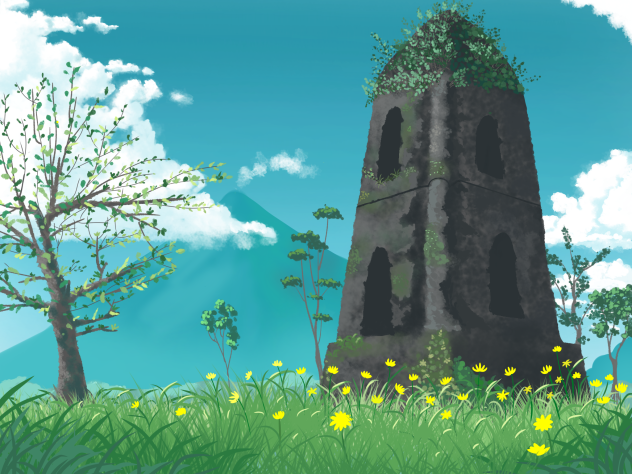 Kagsawa ruins - ibisPaint