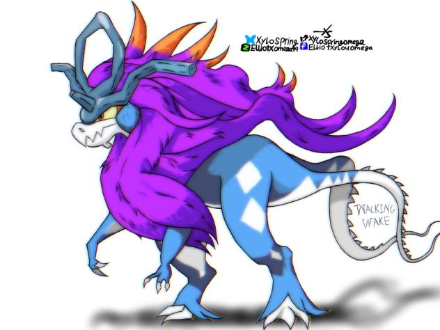 Walking Wake Pokemon Practice - ibisPaint