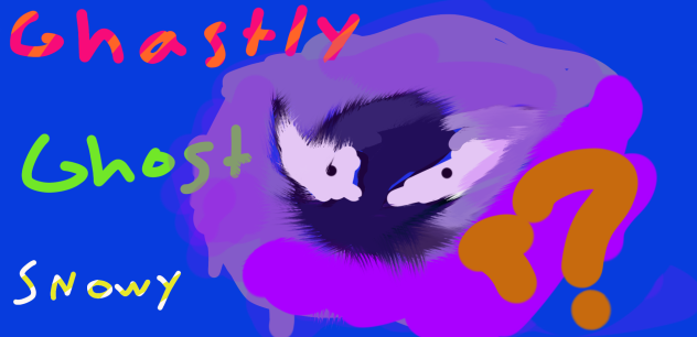 let's draw Pokemon ghastly - ibisPaint