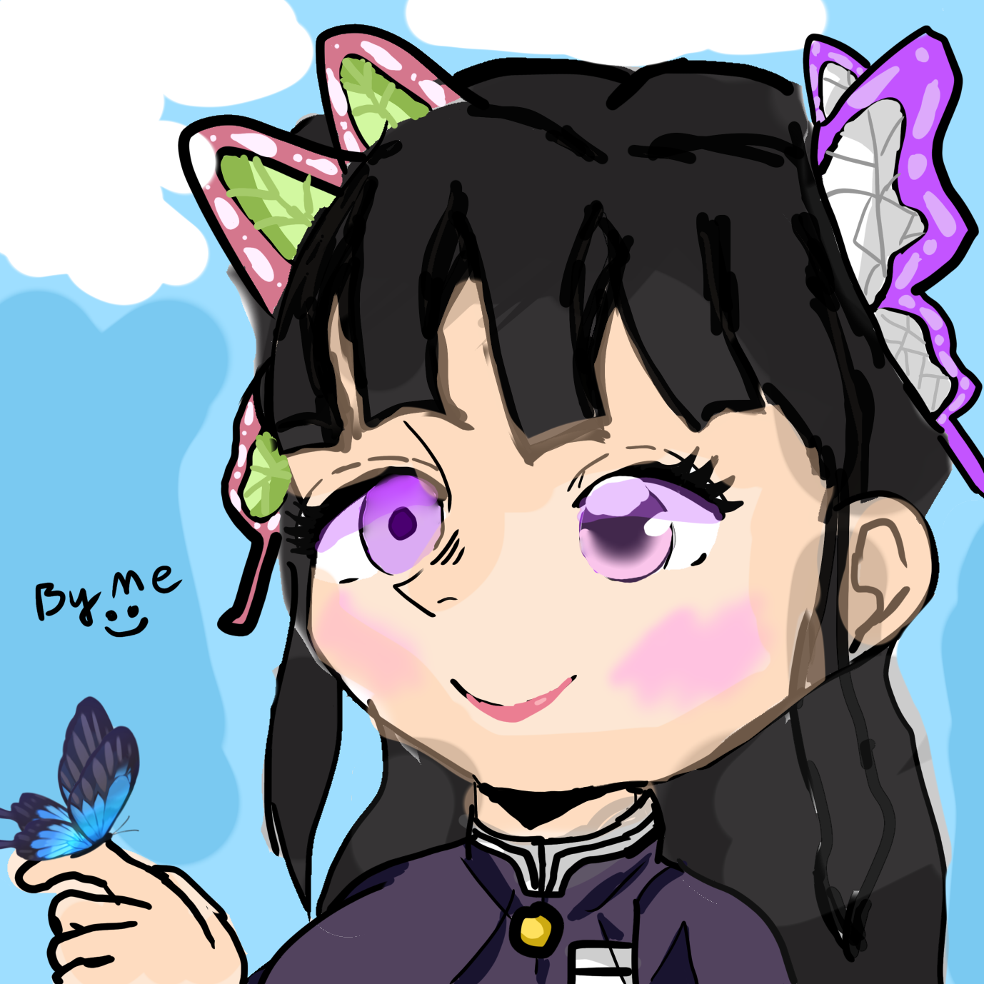 Flowers Hashira Kanao Tsuyuri - ibisPaint