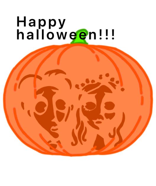 Halloween corpse bride pumpkin! - ibisPaint