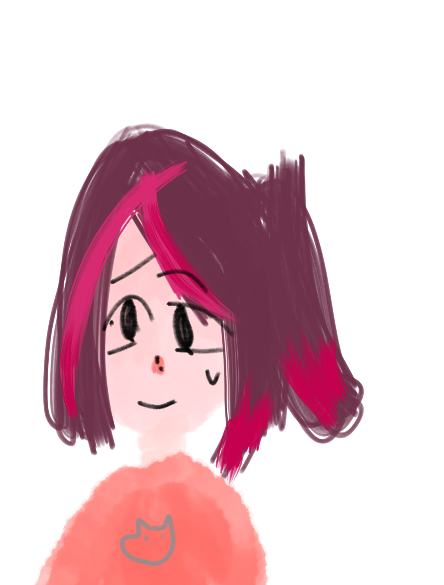 curious little girl - ibisPaint