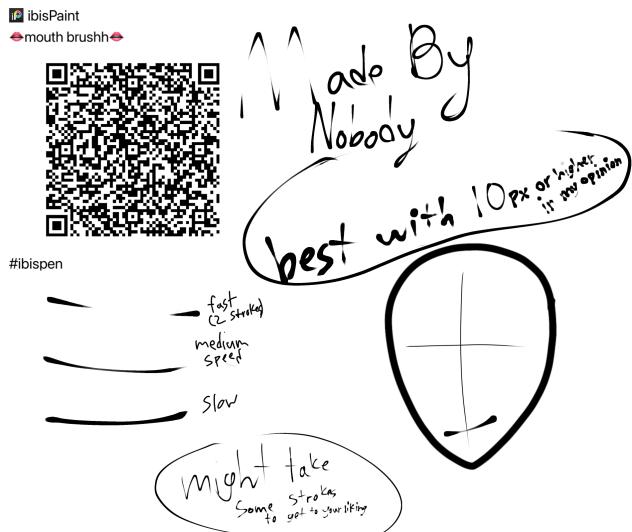 Mouth Brush - ibisPaint