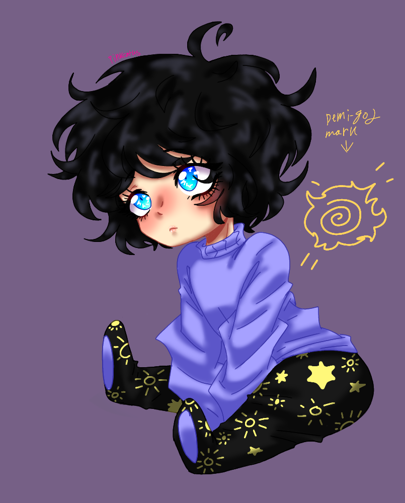 demigod child concept - ibisPaint