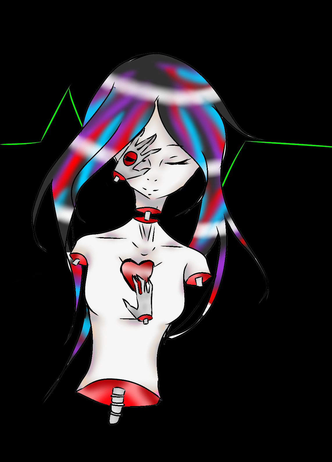 gripping on (mild gore) - ibisPaint