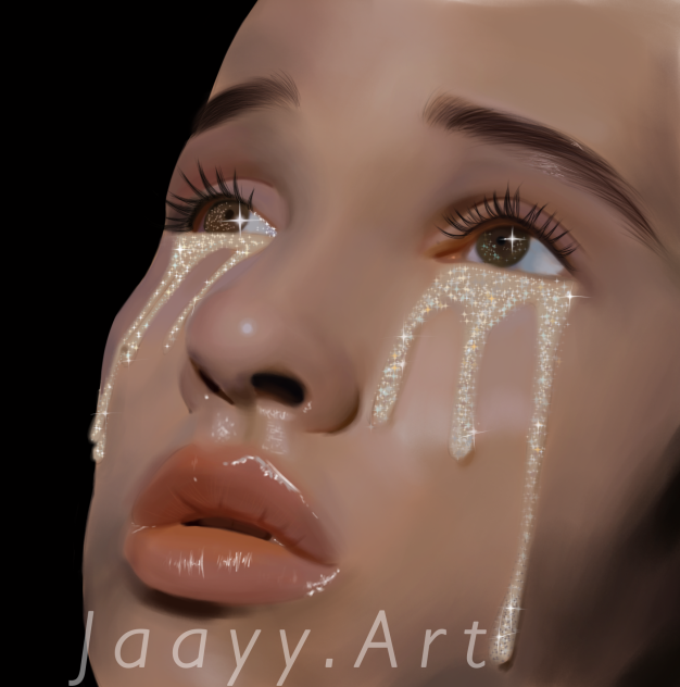 Golden tears - ibisPaint