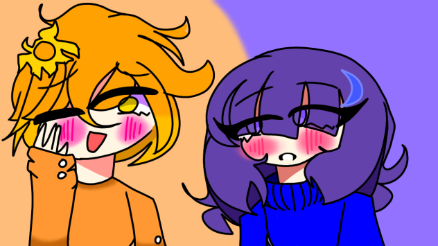 O Sol e a Lua (El Sol y la Luna) - ibisPaint