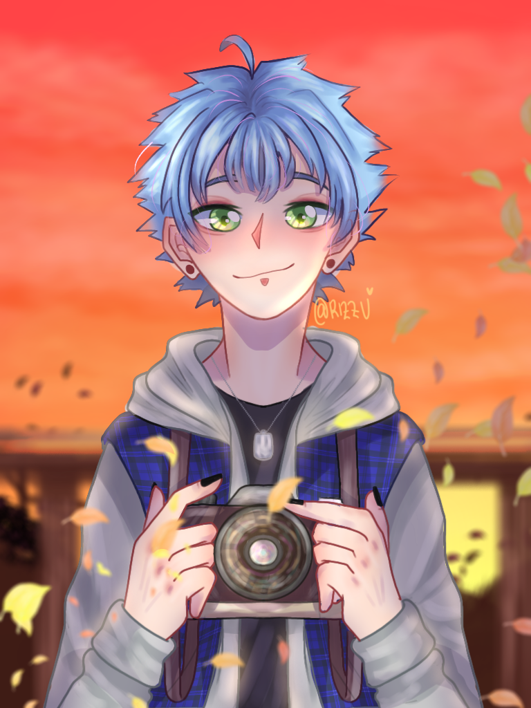 camera sunset - ibisPaint