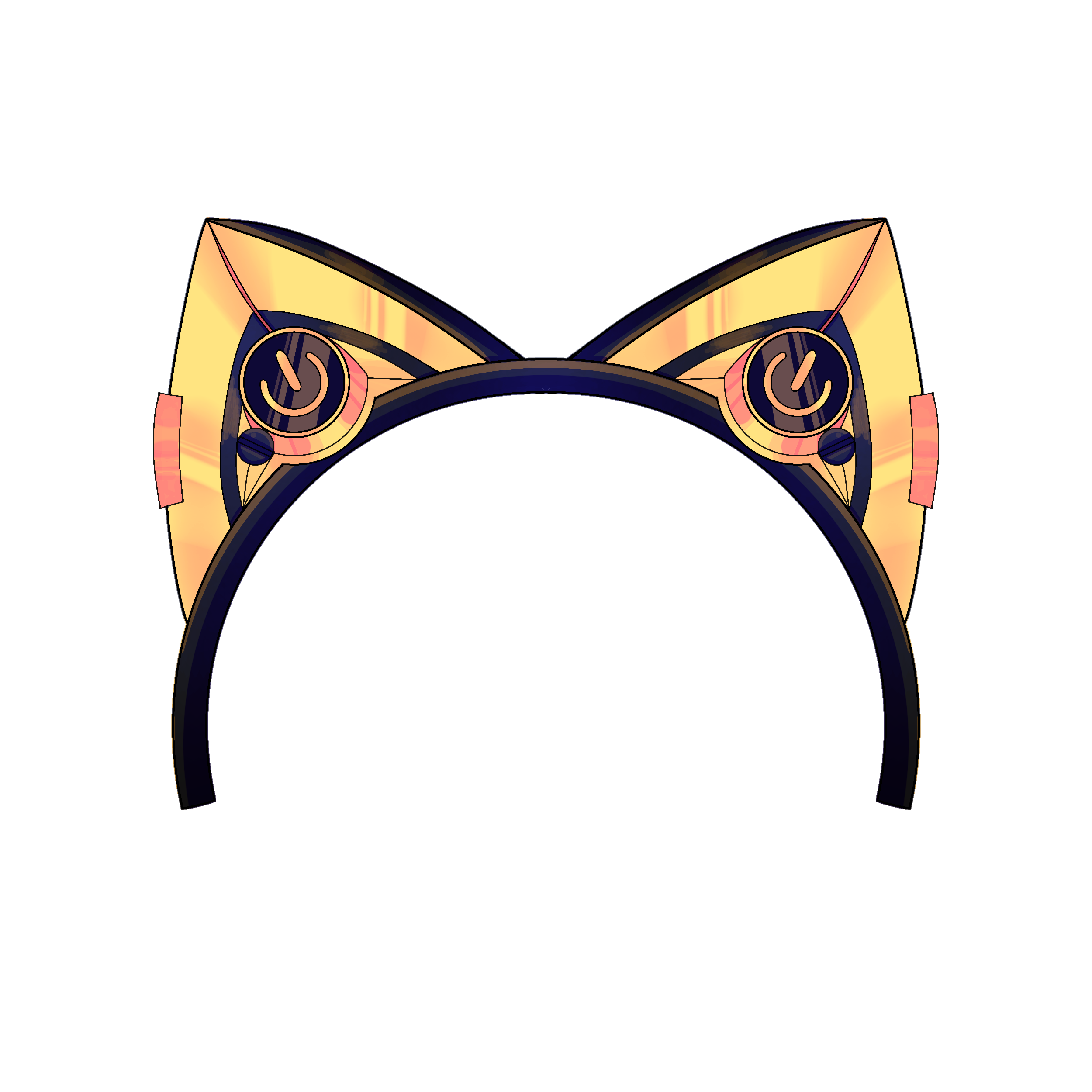 stamp cyber cat ears - ibisPaint