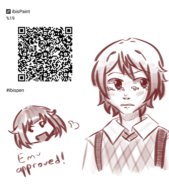 hihi hehe my fav silly little brush - ibisPaint