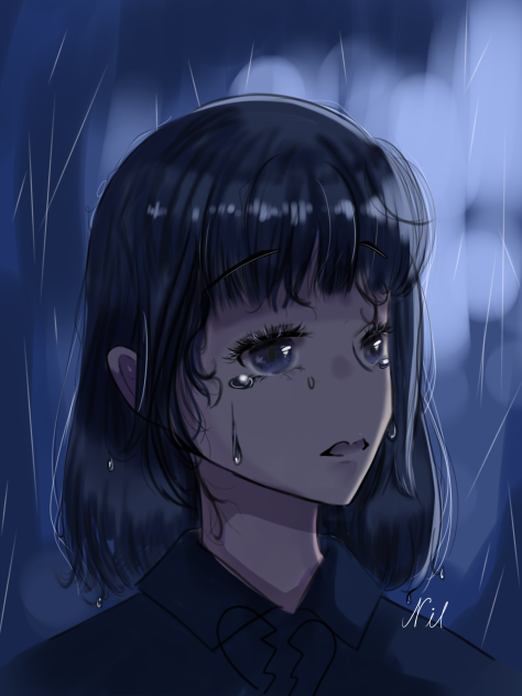 Sad girl - ibisPaint