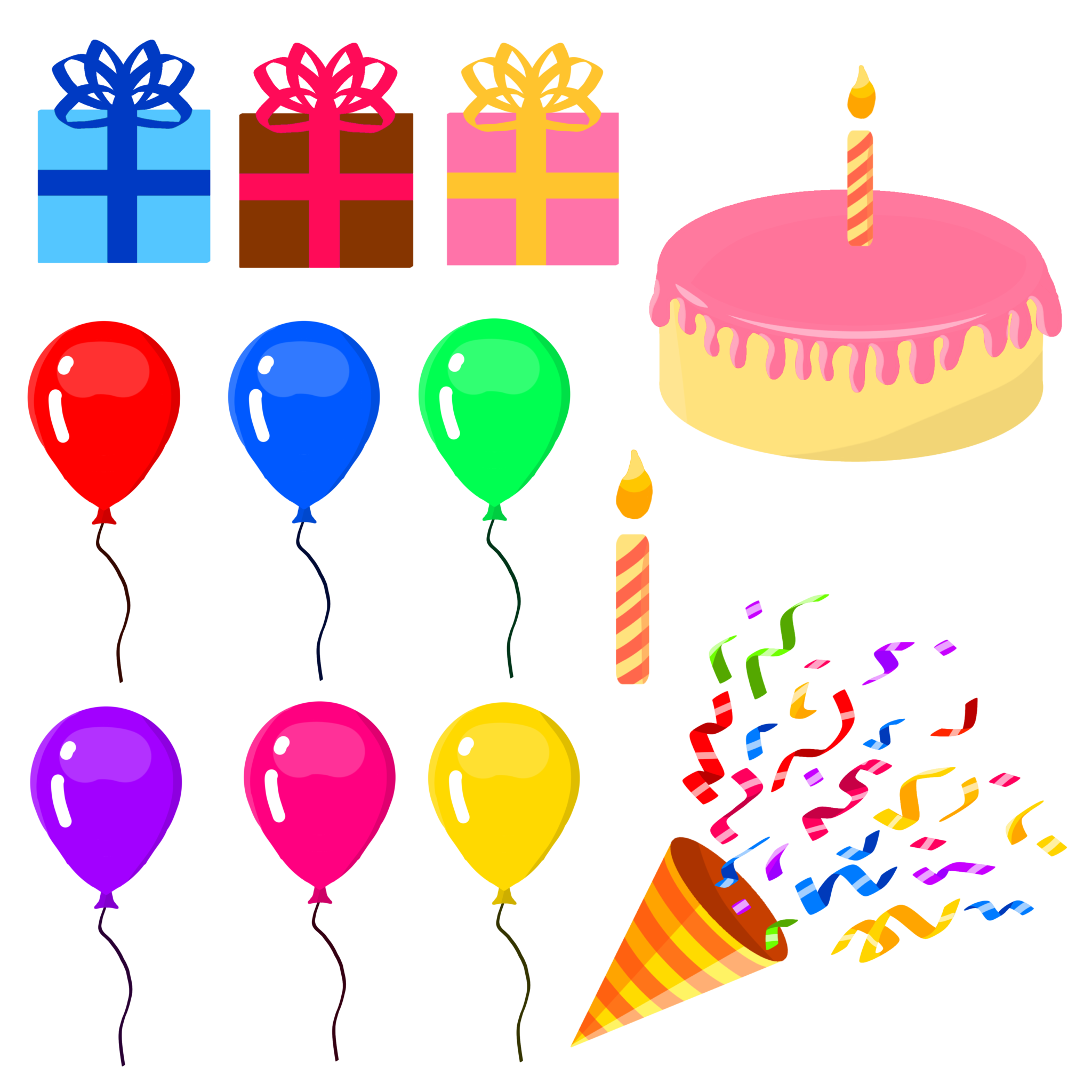 Party stickers - ibisPaint