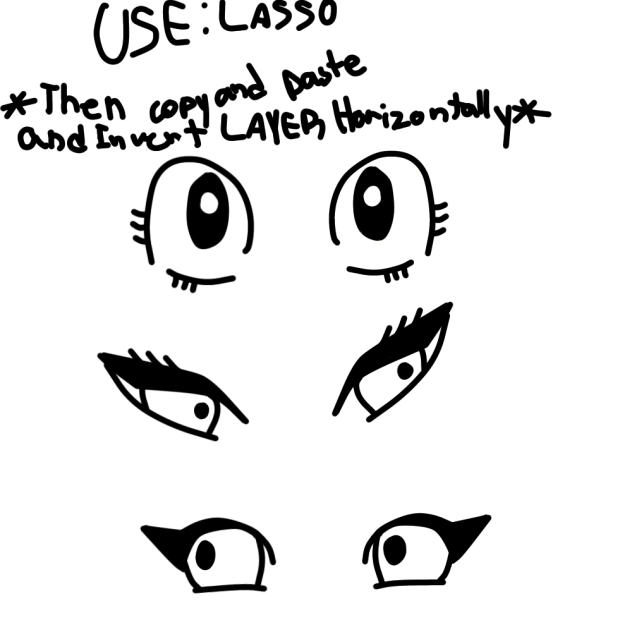 How to draw 3 different types of eyes - ibisPaint